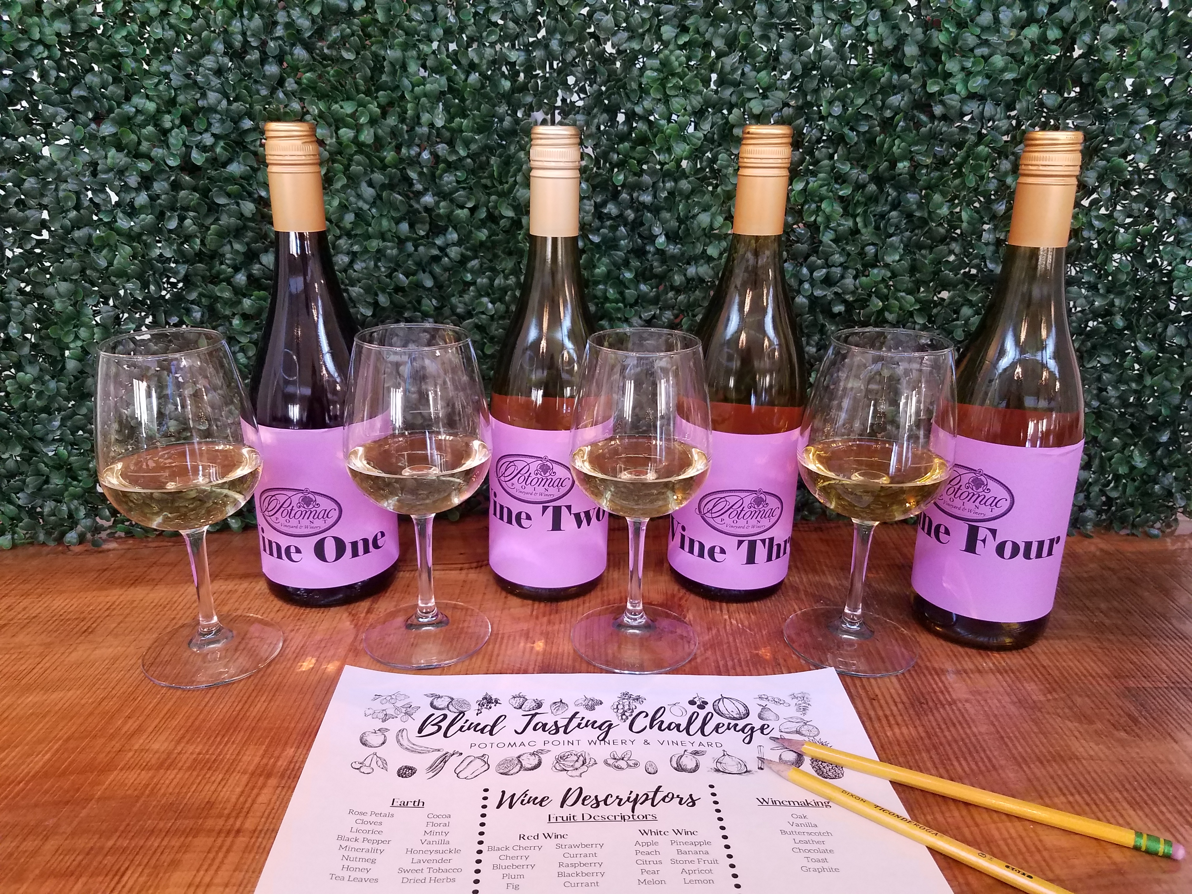 Blind Tasting Challenge To Go | Potomac Point Winery