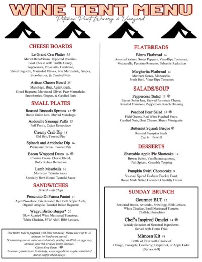 Wine Tents | Potomac Point Winery